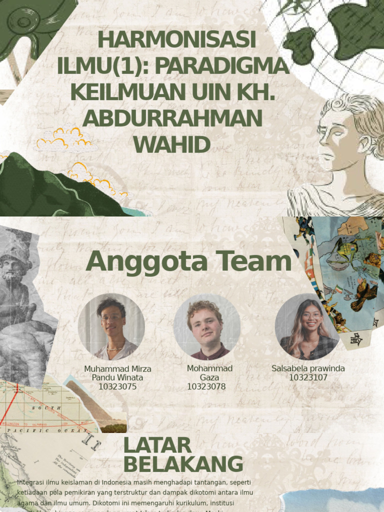 Harmonisasi Ilmu (1) Paradigma Keilmuan Uin Kh. Abdurrahman Wahid | PDF