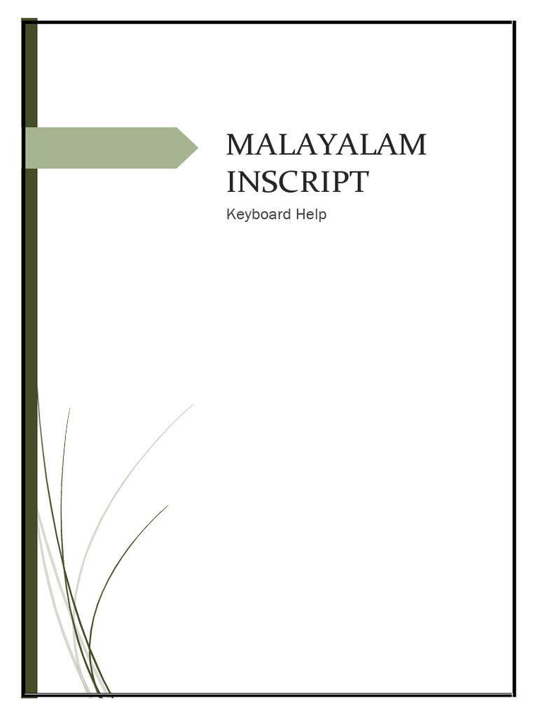 Malayalam Inscript. | PDF