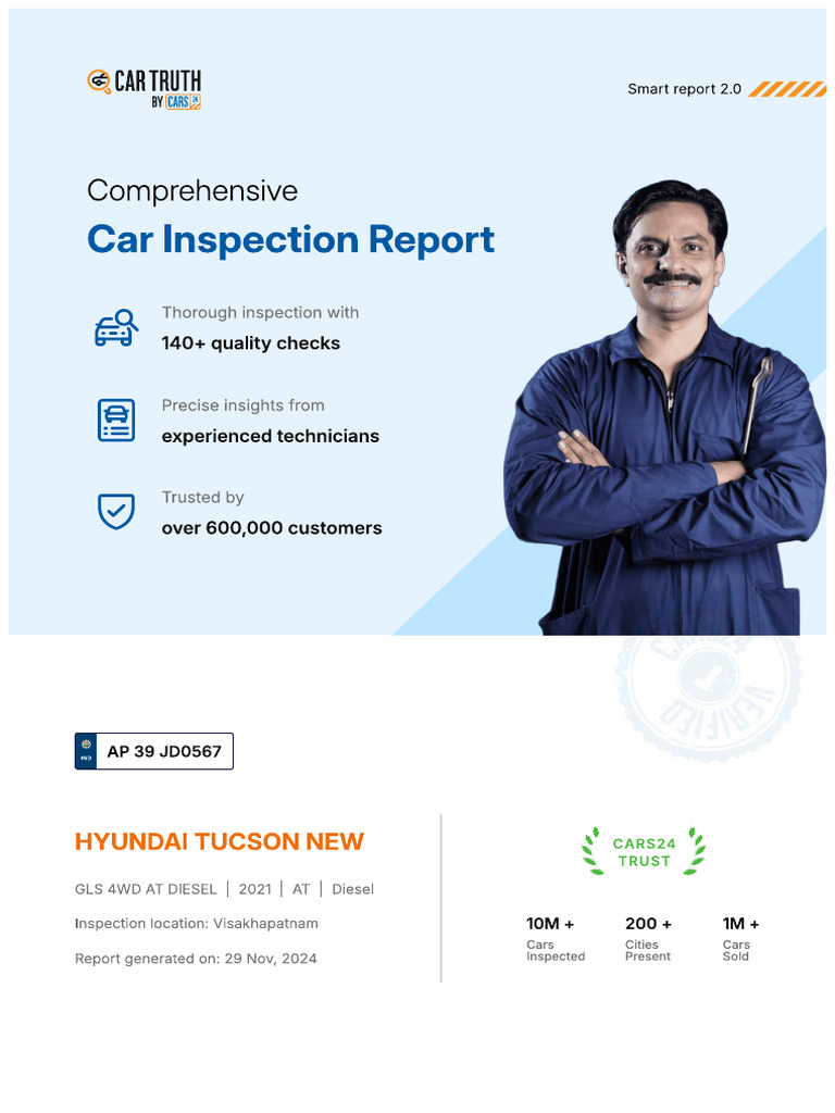 AP39JD0567 Car Health Report | PDF | Car | Trunk (Car)