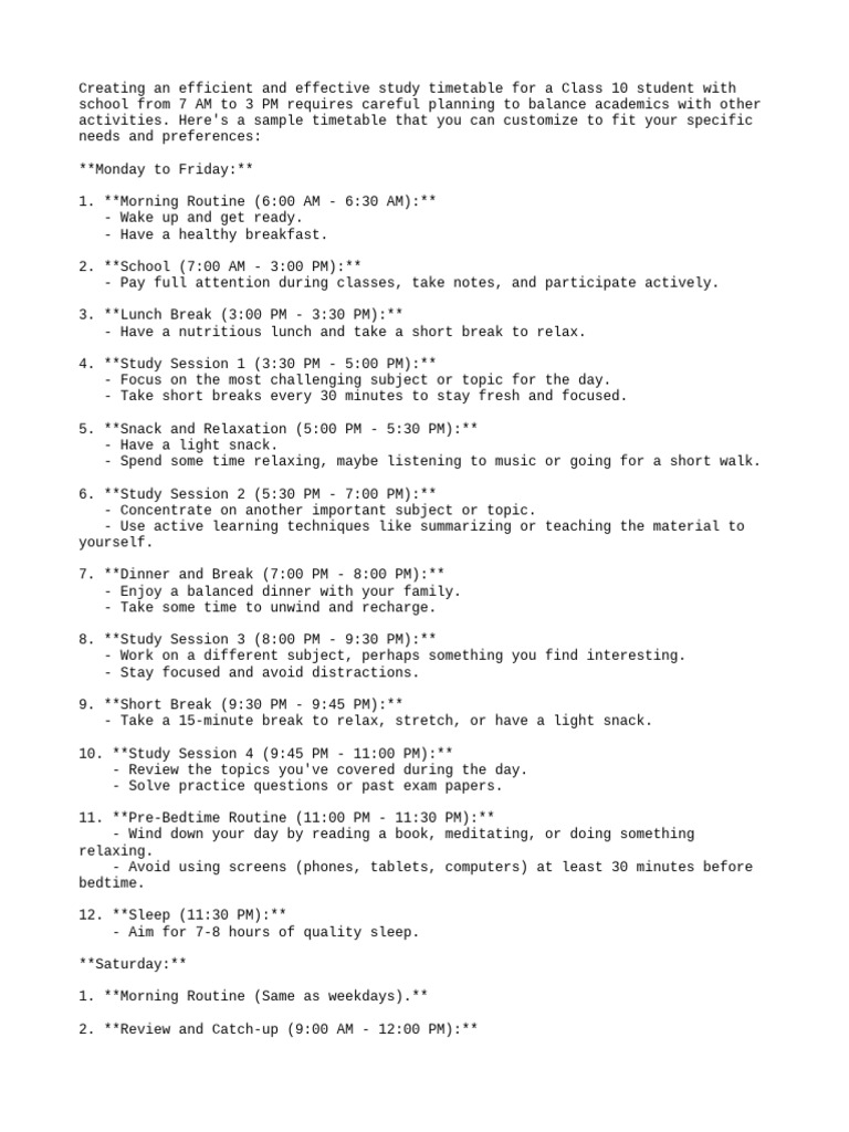 Creating An Efficient Study | PDF | Workweek And Weekend Creating An Efficient Study | PDF | Workweek And Weekend