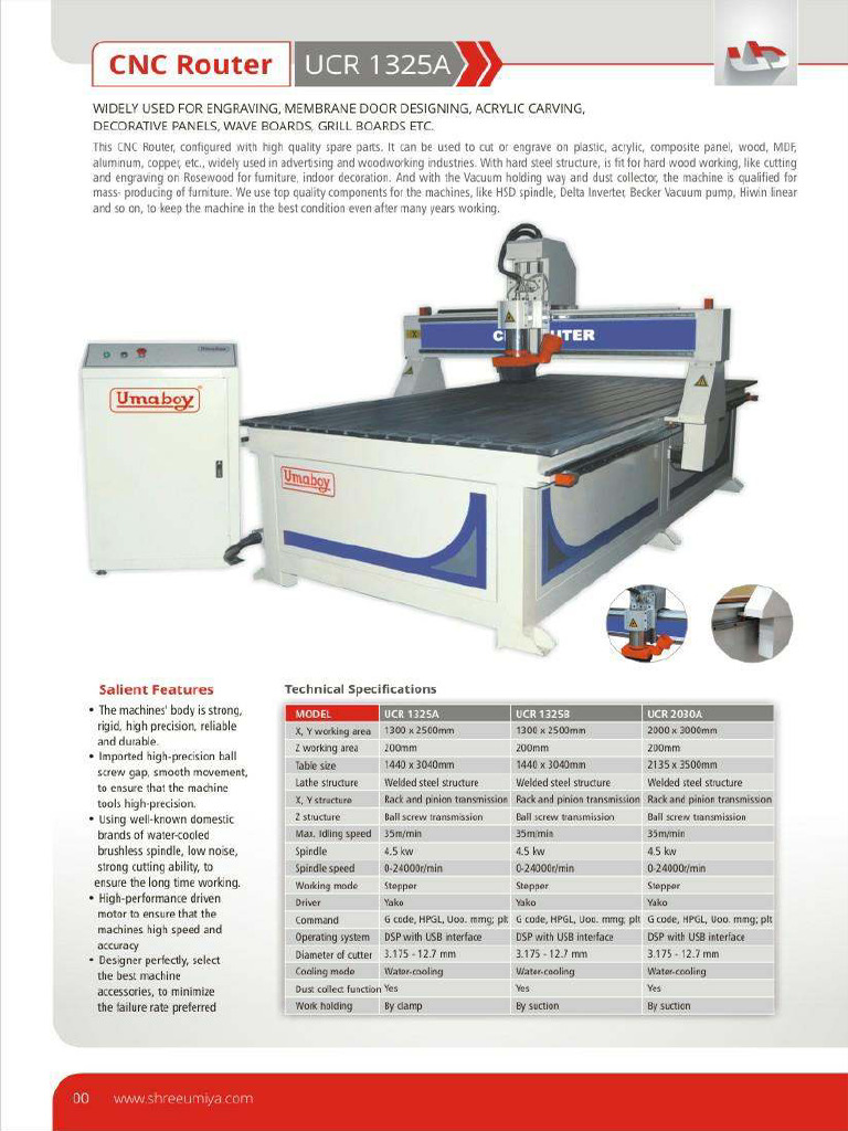 CNC Router Ucr 2030a | PDF
