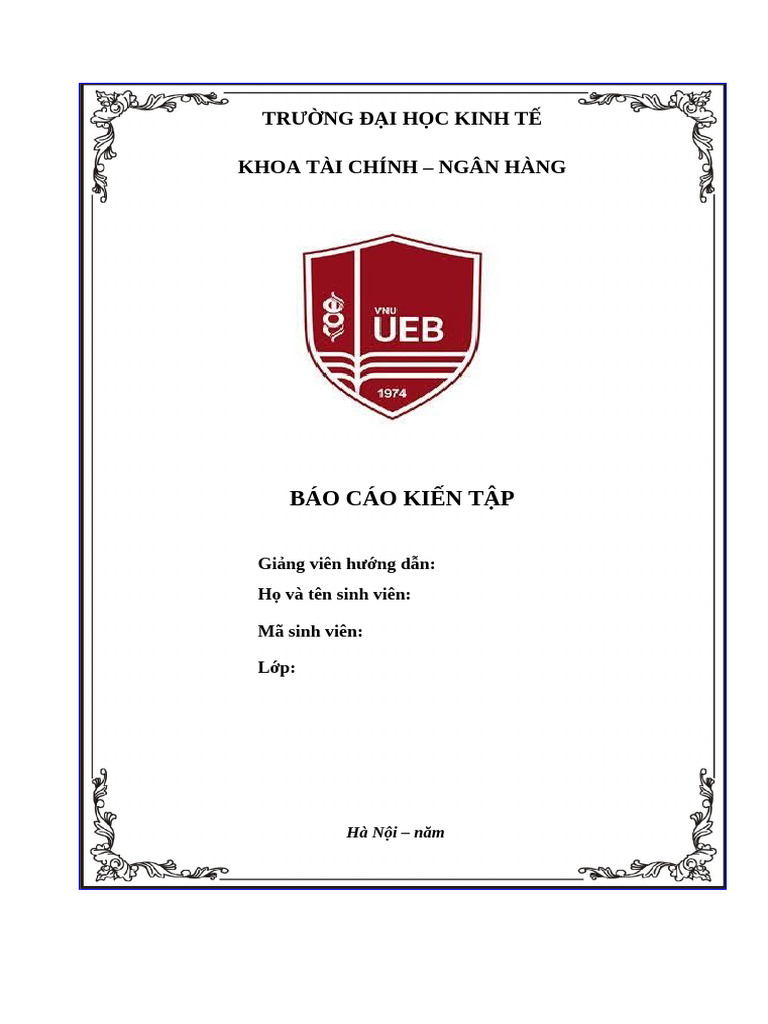 Mau Bao Cao Kien Tap | PDF