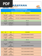 RTS 2025-26 Exam Schedule Overview | PDF | Academia | Data Collection