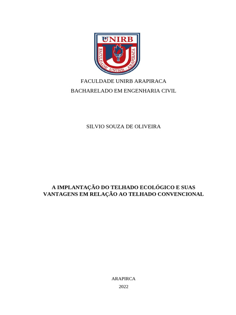 Tcc Engenharia Civil Pdf Sustentabilidade Geociências