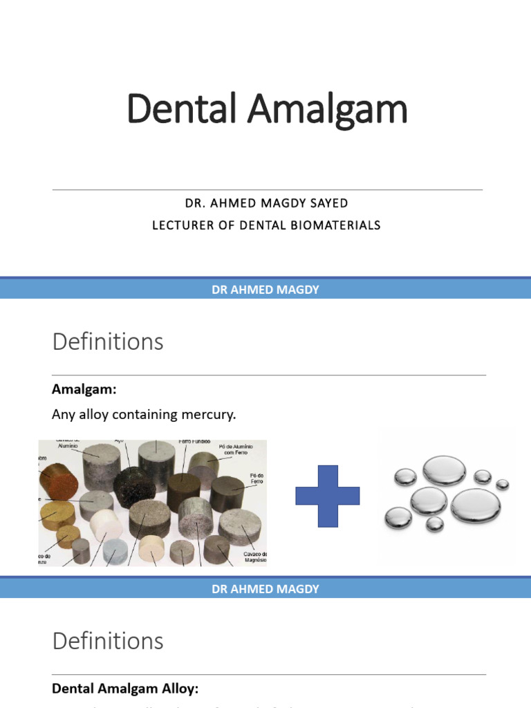 Dental Amalgam | PDF | Materials | Metals