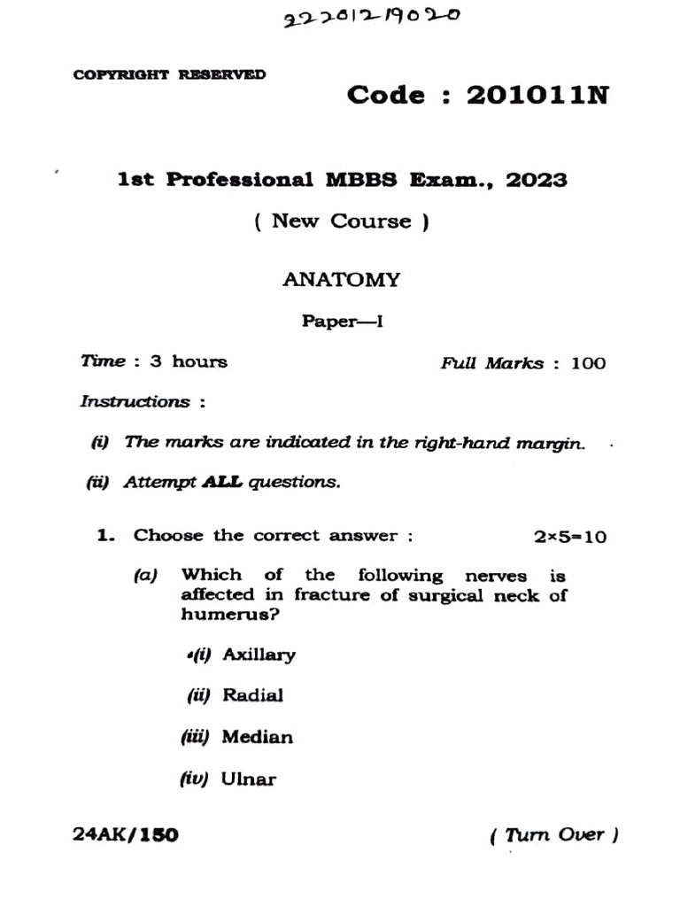 Buhs Mbbs Paper | PDF