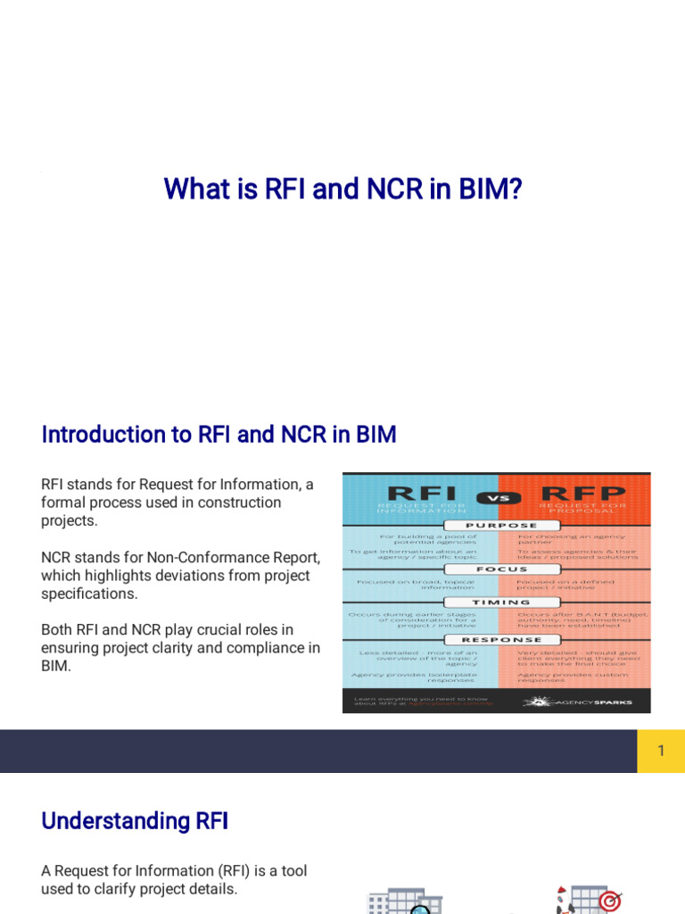 What Is RFI and NCR in BIM - 1 | PDF | Building Information Modeling ...