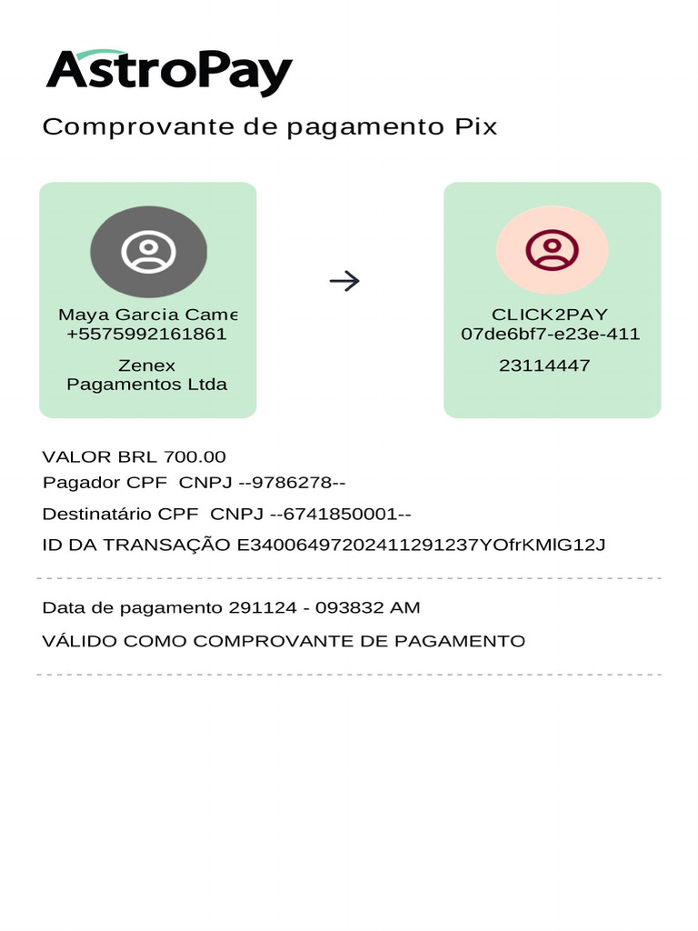 Pix Receipt | PDF