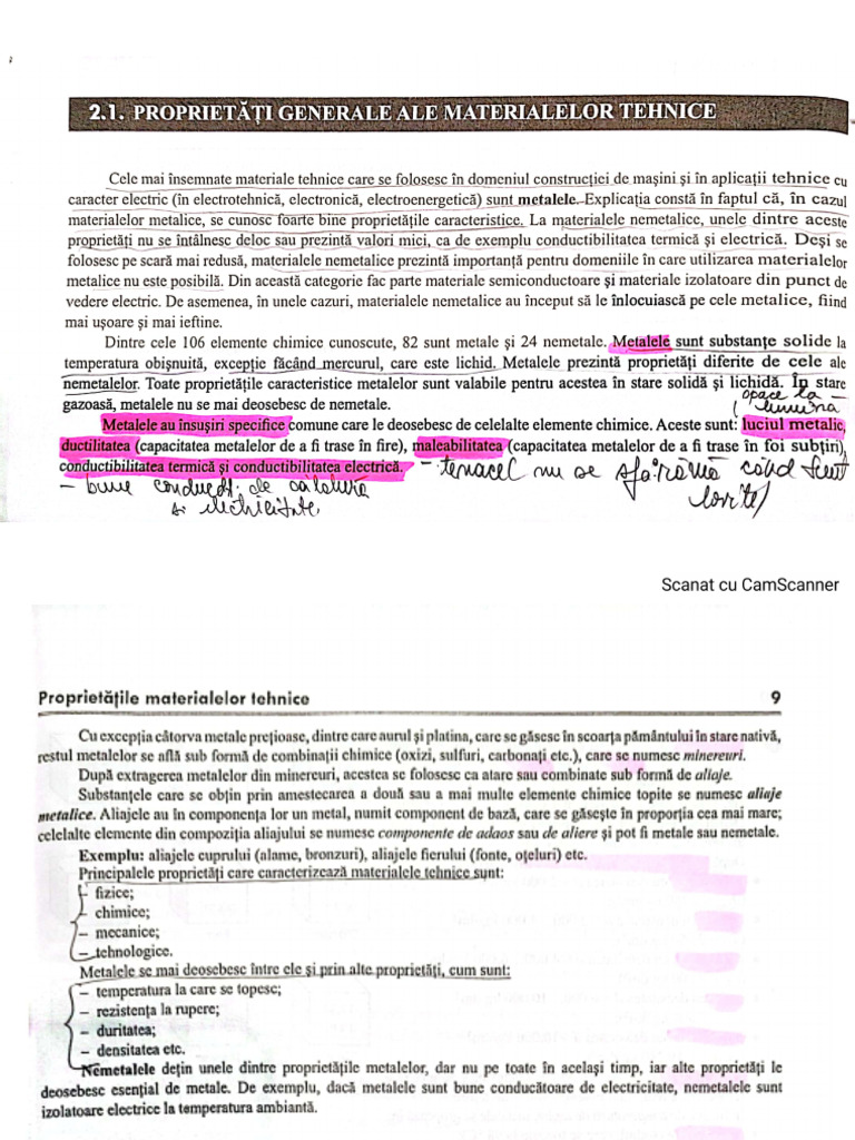 Prop. Materialelor | PDF