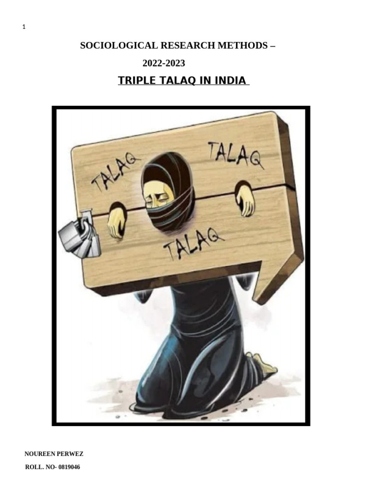 Triple Talaq Ban: Impact on Indian Muslim Women | PDF | Survey Methodology | Feminism