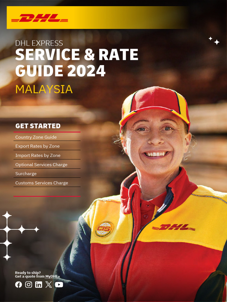 DHL Express Malaysia Rate Guide 2024 | PDF | Customs | Taxes