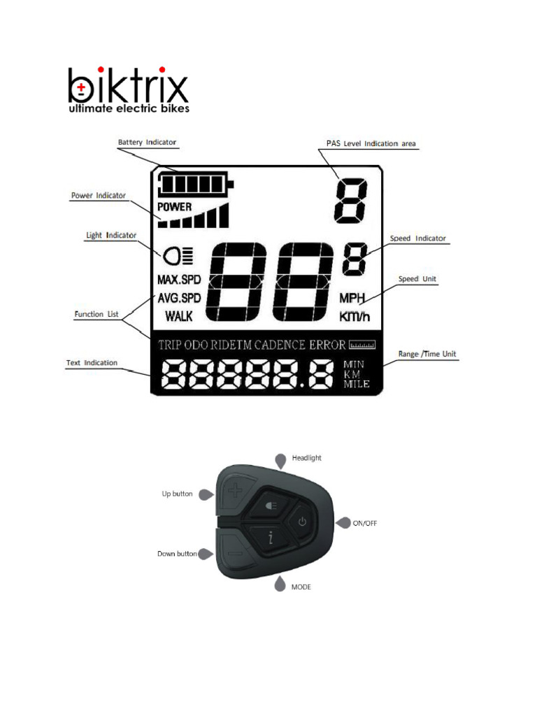 kd51c Display Manual Biktrix Version | PDF | Usb | Menu (Computing)
