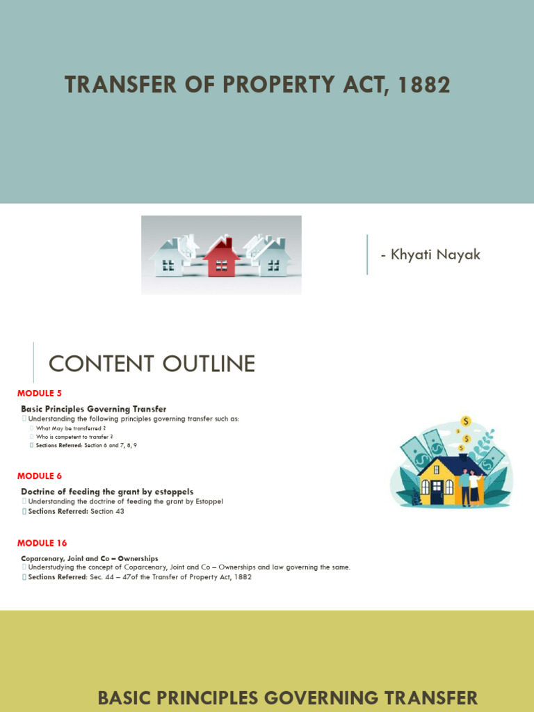 Module 5,6,16 | PDF | Property | Lease
