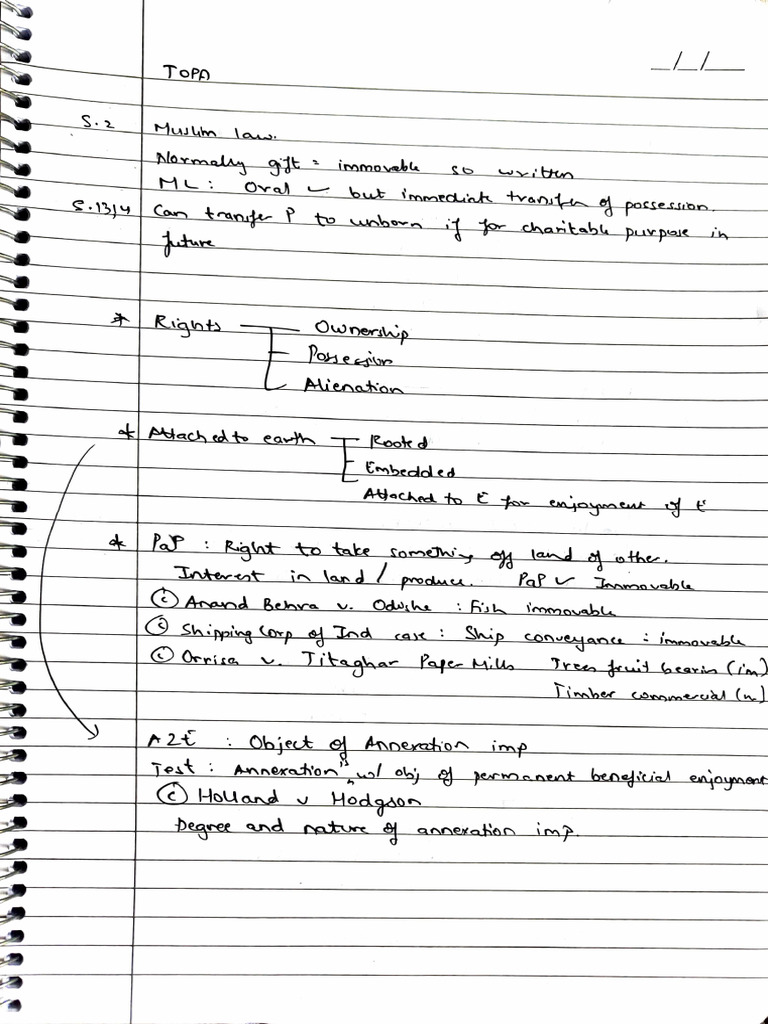 Topa Short Notes | PDF