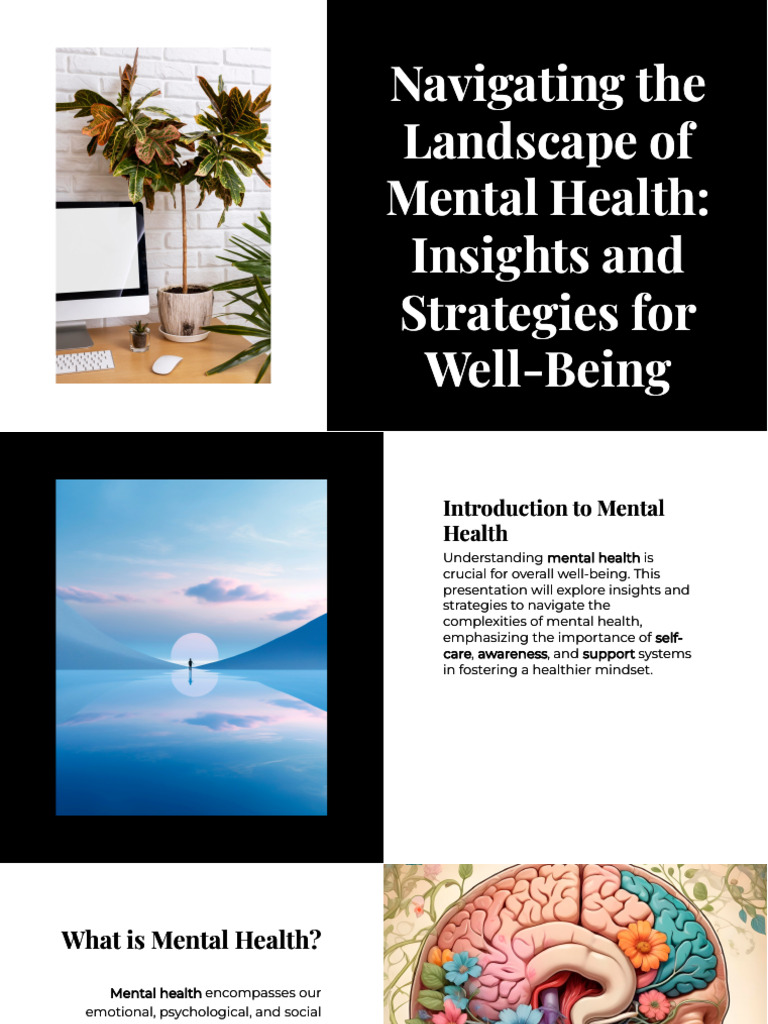 Slidesgo Navigating The Landscape of Mental Health Insights and ...