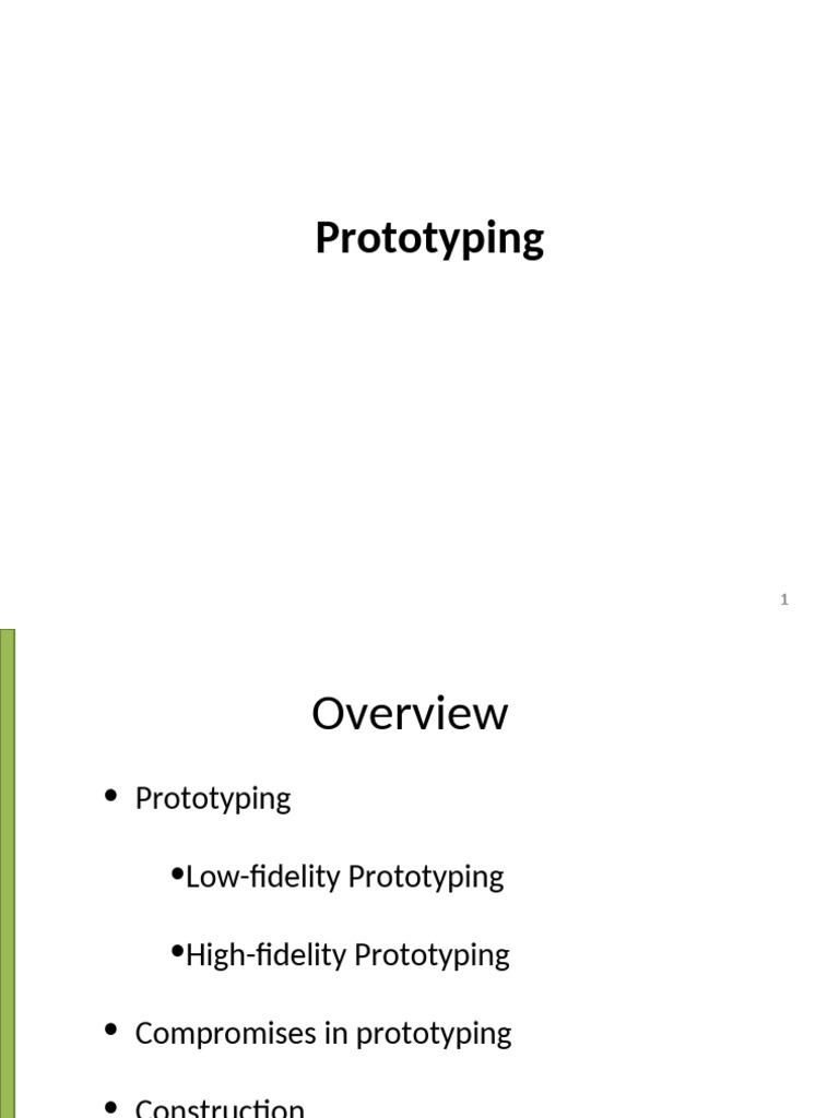 Prototyping for Designers | PDF | Software Prototyping | Prototype