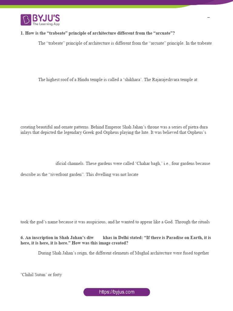 NCERT Solutions For Class 7 History Chapter 5 Rulers and Buildings ...