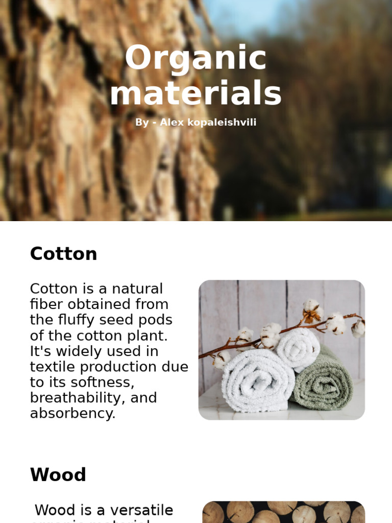 Organic Materials | PDF