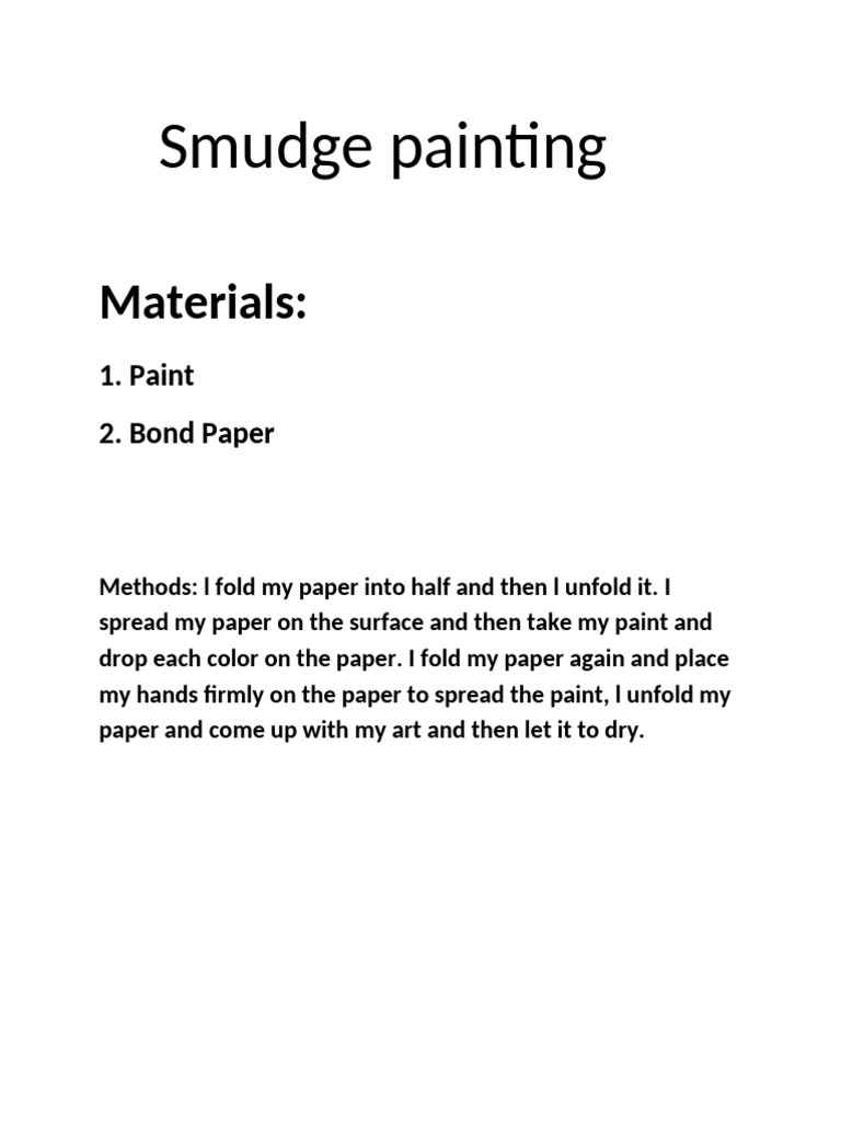 Smudge Painting-WPS Office | PDF