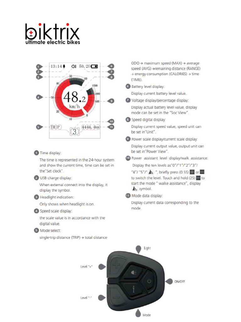 dpc18 Display Manual Biktrix Version | PDF | Menu (Computing)