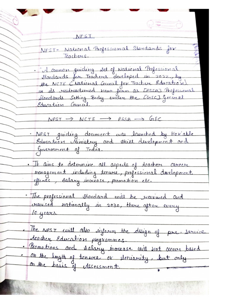 NPST | PDF