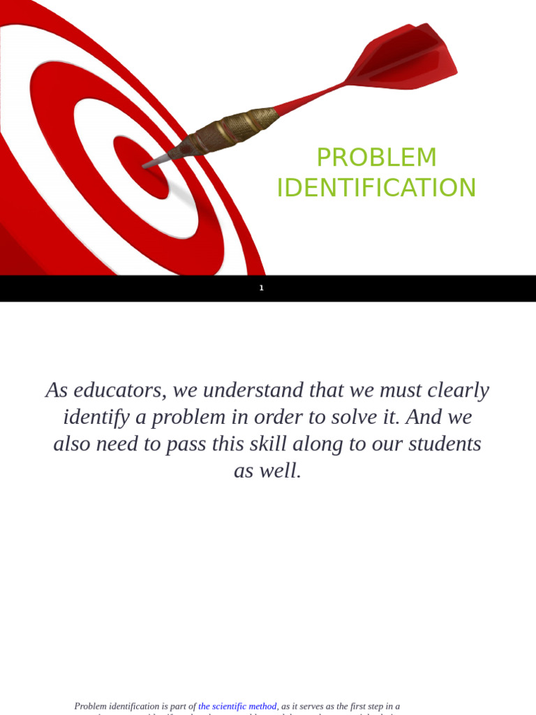 Steps for Effective Problem Identification | PDF | Hypothesis | Epistemology Of Science
