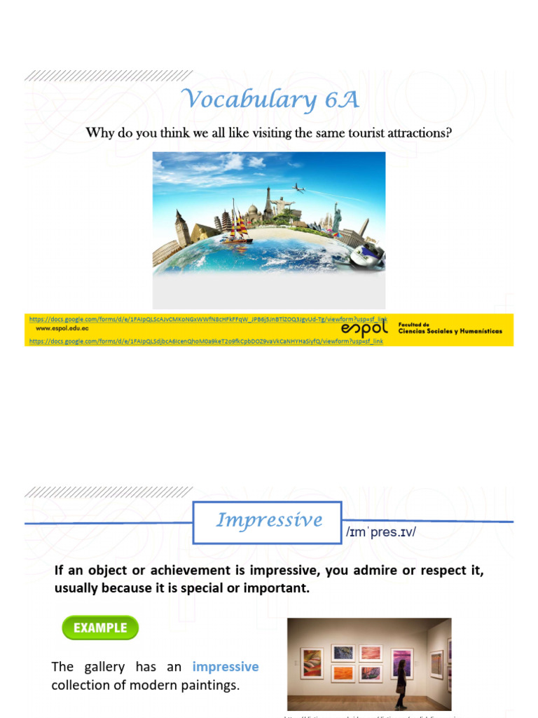 Vocabulary 6A | PDF