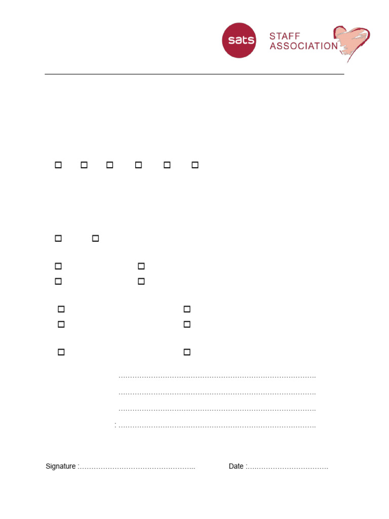 Ssa Membership Application Form | PDF