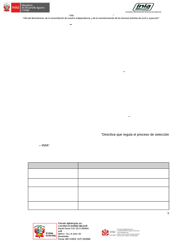 0045 2024 Inia Bases | PDF | Apelación | Documento de identidad