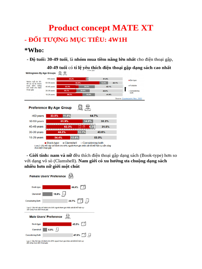 Product Concept MATE XT | PDF