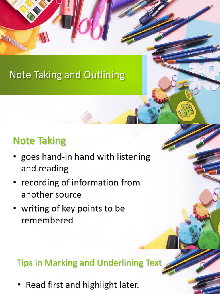 Note Taking and Outlining | PDF | Hades | Persephone