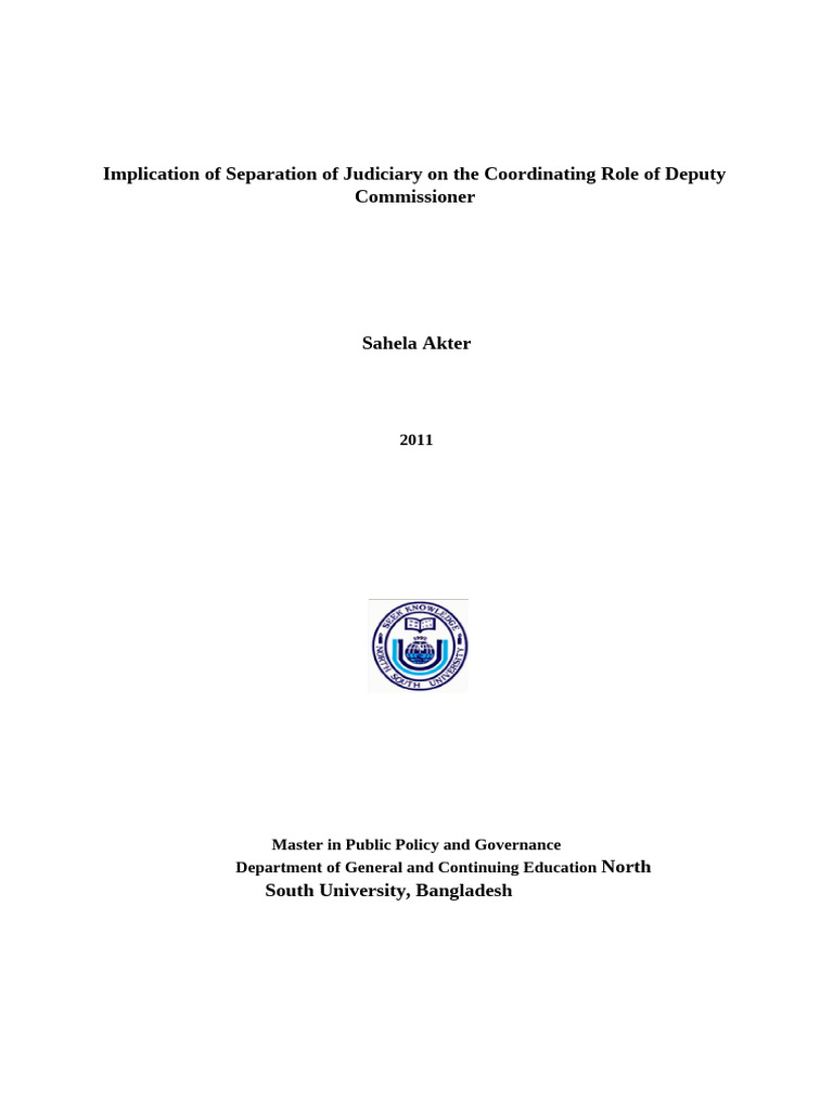 Sahela Research - Word Format | PDF | Magistrate | Survey Methodology