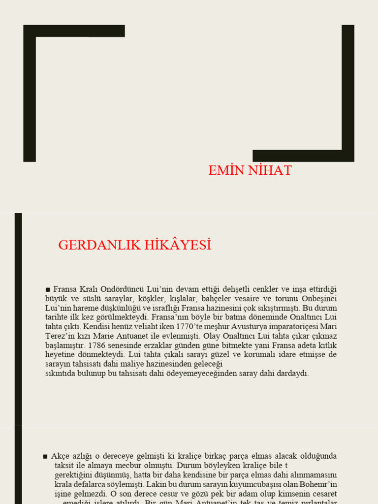 MÜSÂMERETNÂME Emin Nihat | PDF