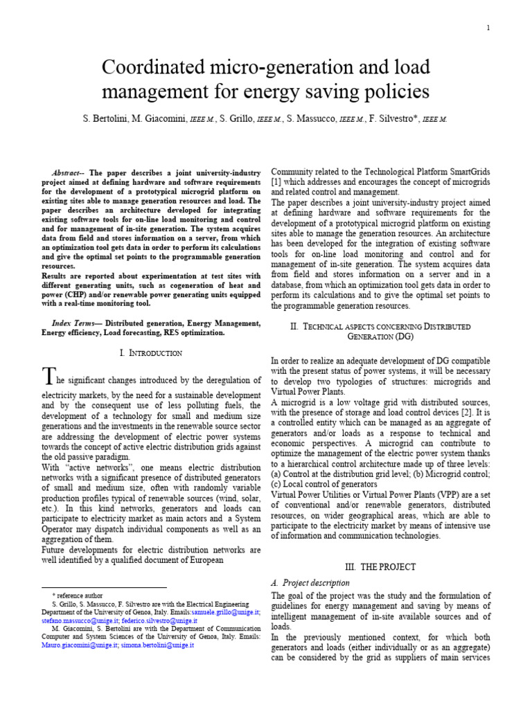 17 - Bertolini2010 | PDF | Distributed Generation