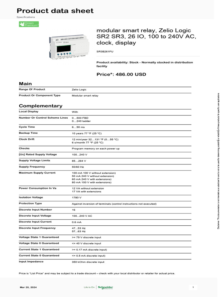 Modular Smart Relay for Engineers | PDF | Relay | Hertz