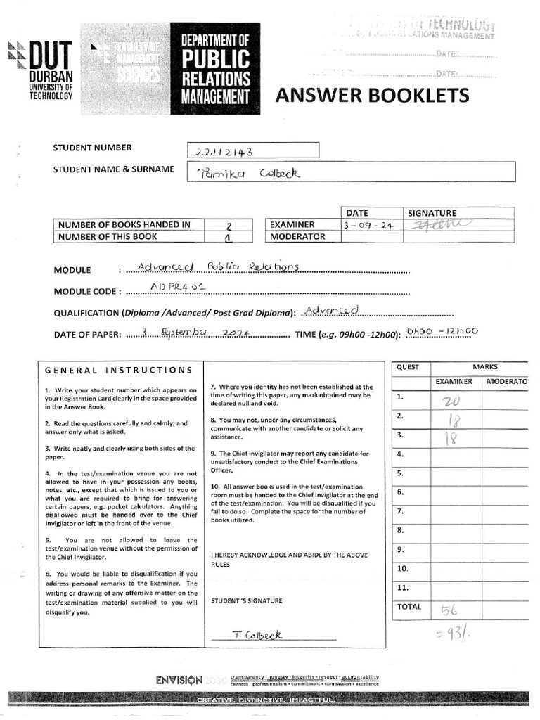 Academic Transcript 1 | PDF