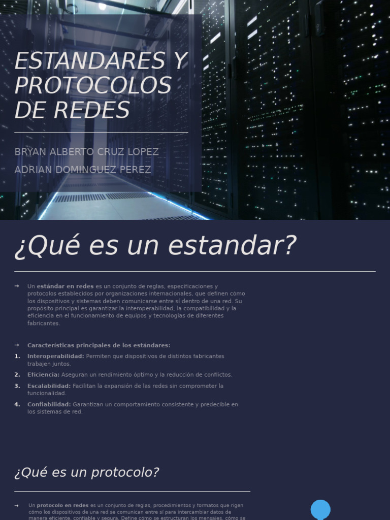 Estandares y Protocolos | PDF | Protocolos de internet | Protocolo de Control de Transmisión