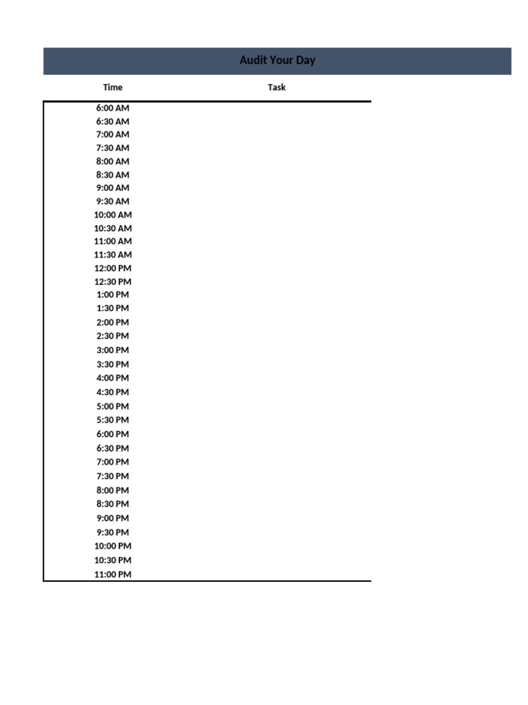 Day Audit Tool | PDF