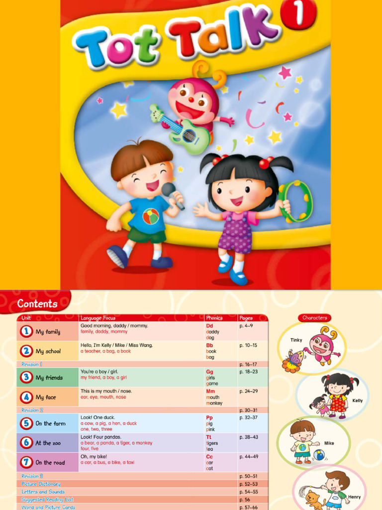 Tot Talk 01-Textbook | PDF