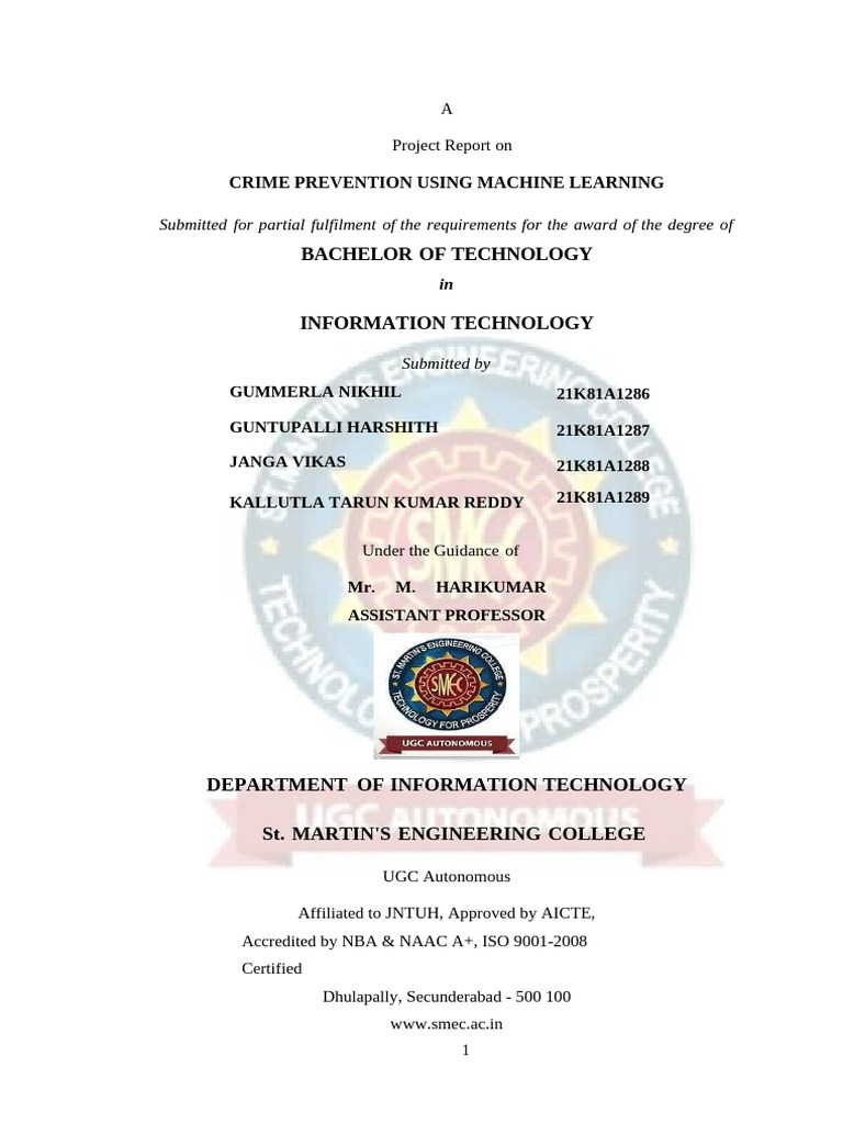 Group 6-Micro Project Documentation | PDF | Use Case | Machine Learning