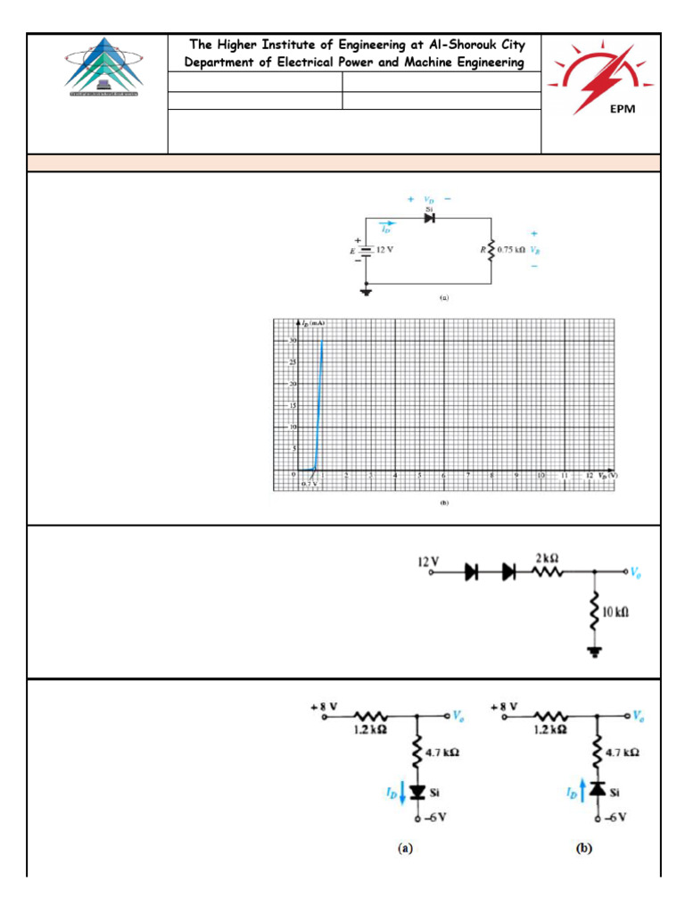 Sheet 2 | PDF | Diode | Electrical Network