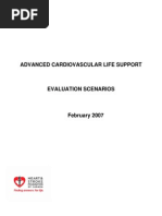 AHA ACLS Megacode Scenarios | PDF | Cardiopulmonary Resuscitation ...