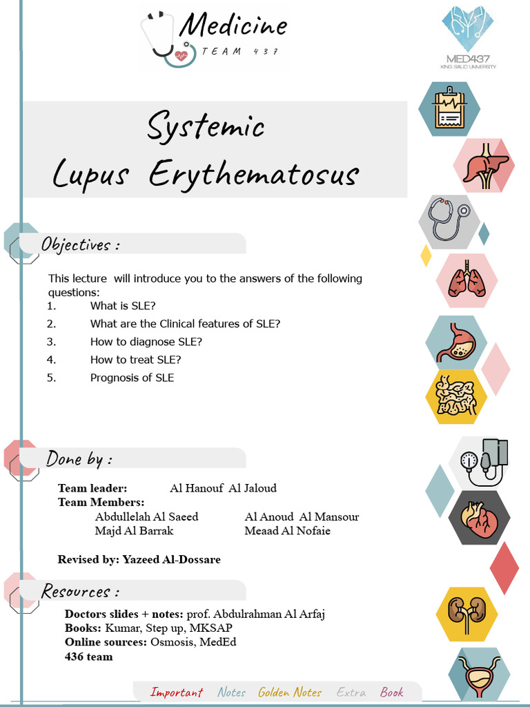 Overview of Systemic Lupus Erythematosus | PDF | Causes Of Death | Medicine