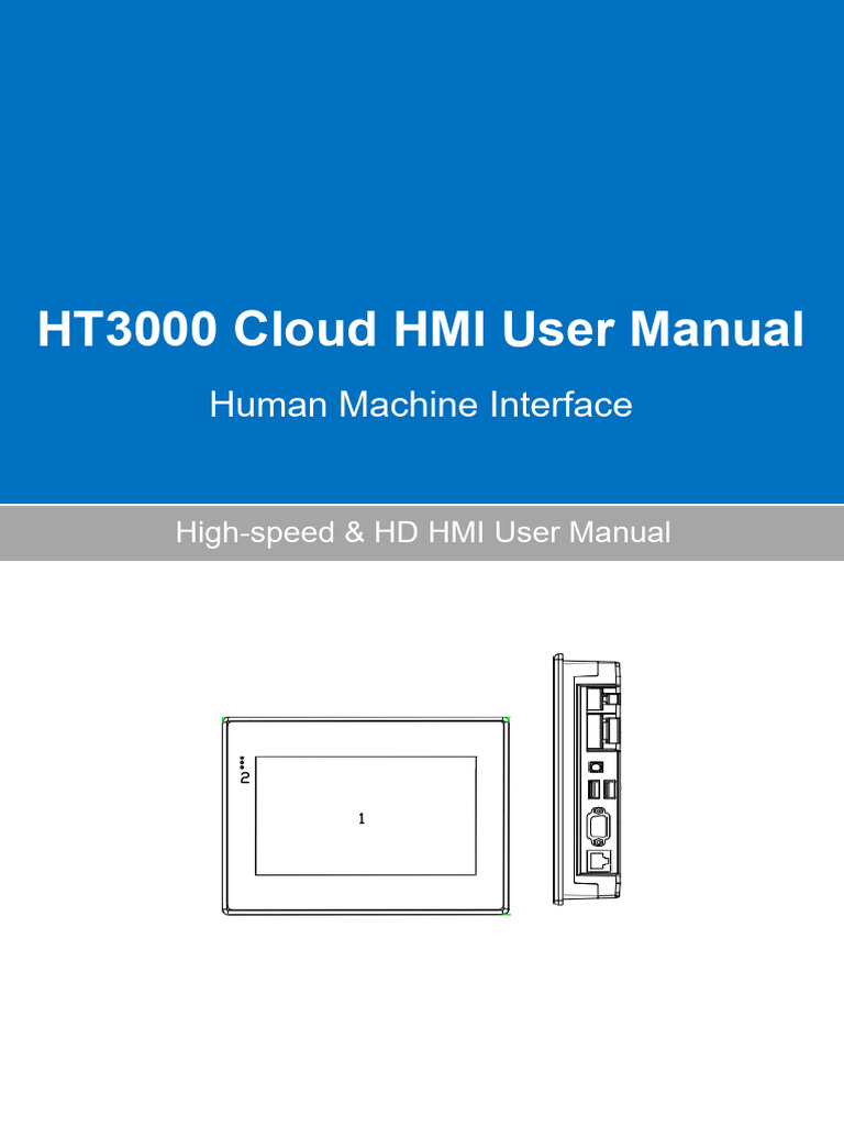 HT3000 Cloud HMI User Manual | PDF | Computer Network | Ip Address