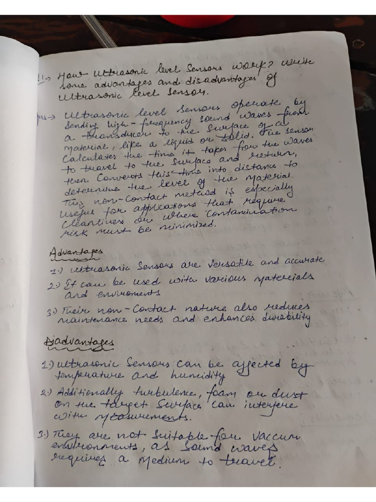 Ultrasonic Sensor | PDF