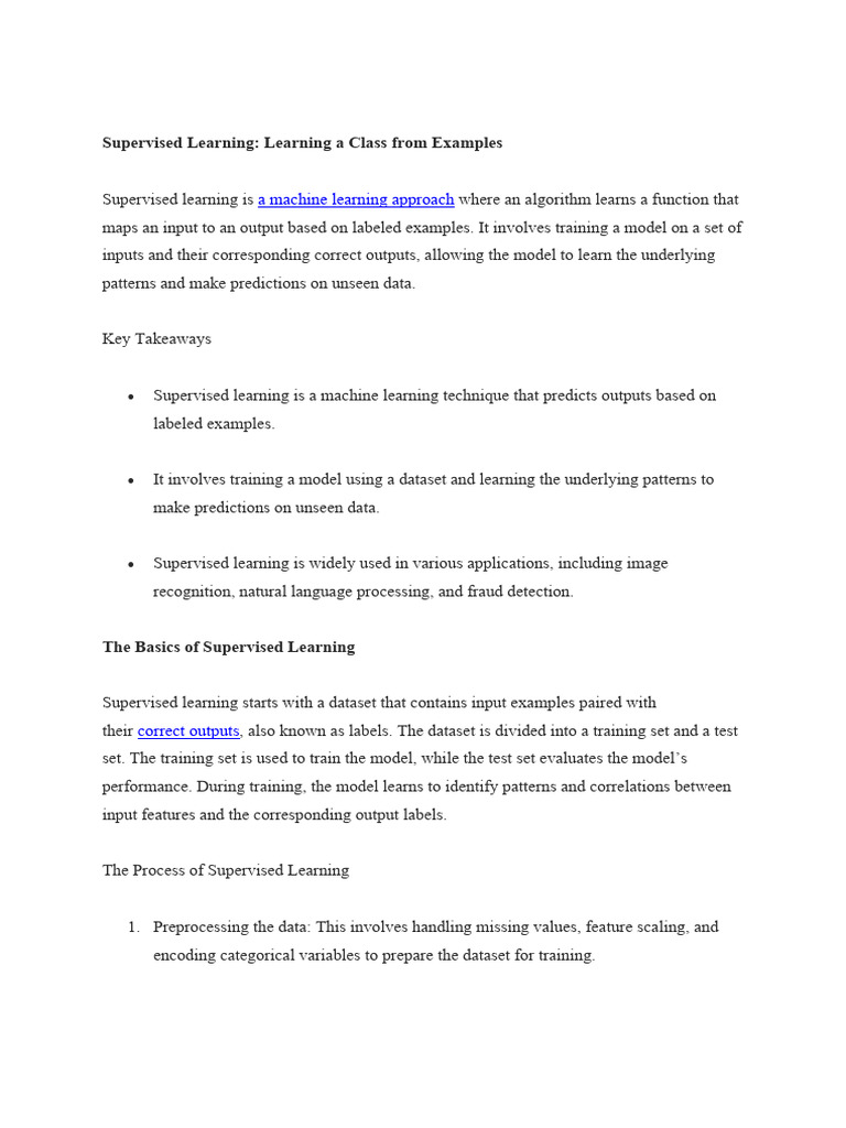 UNIT 4 Supervised Learning | PDF | Support Vector Machine | Statistical Classification