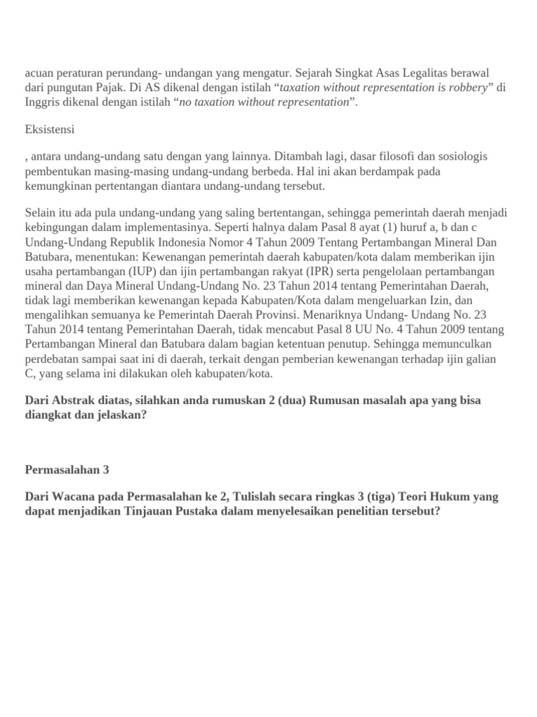 Tugas 20 Metod | PDF