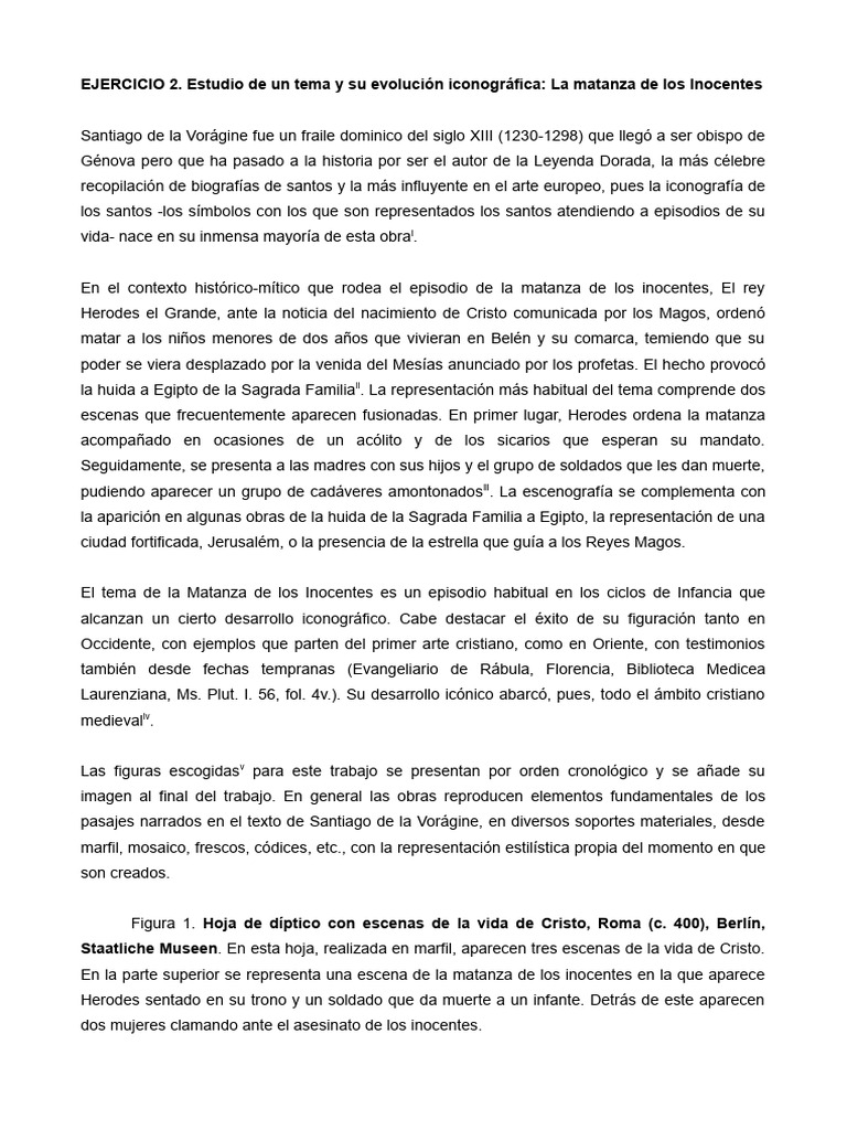 Evolución de la Matanza de Inocentes | PDF | Reyes Magos