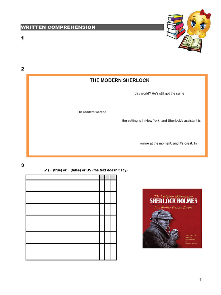 Written Comprehension - The Modern Sherlock | PDF | Sherlock Holmes ...