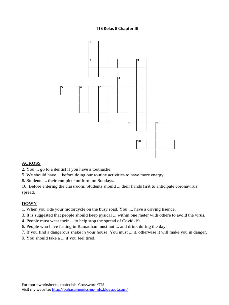 TTS Kelas 8 Chapter Iii | PDF